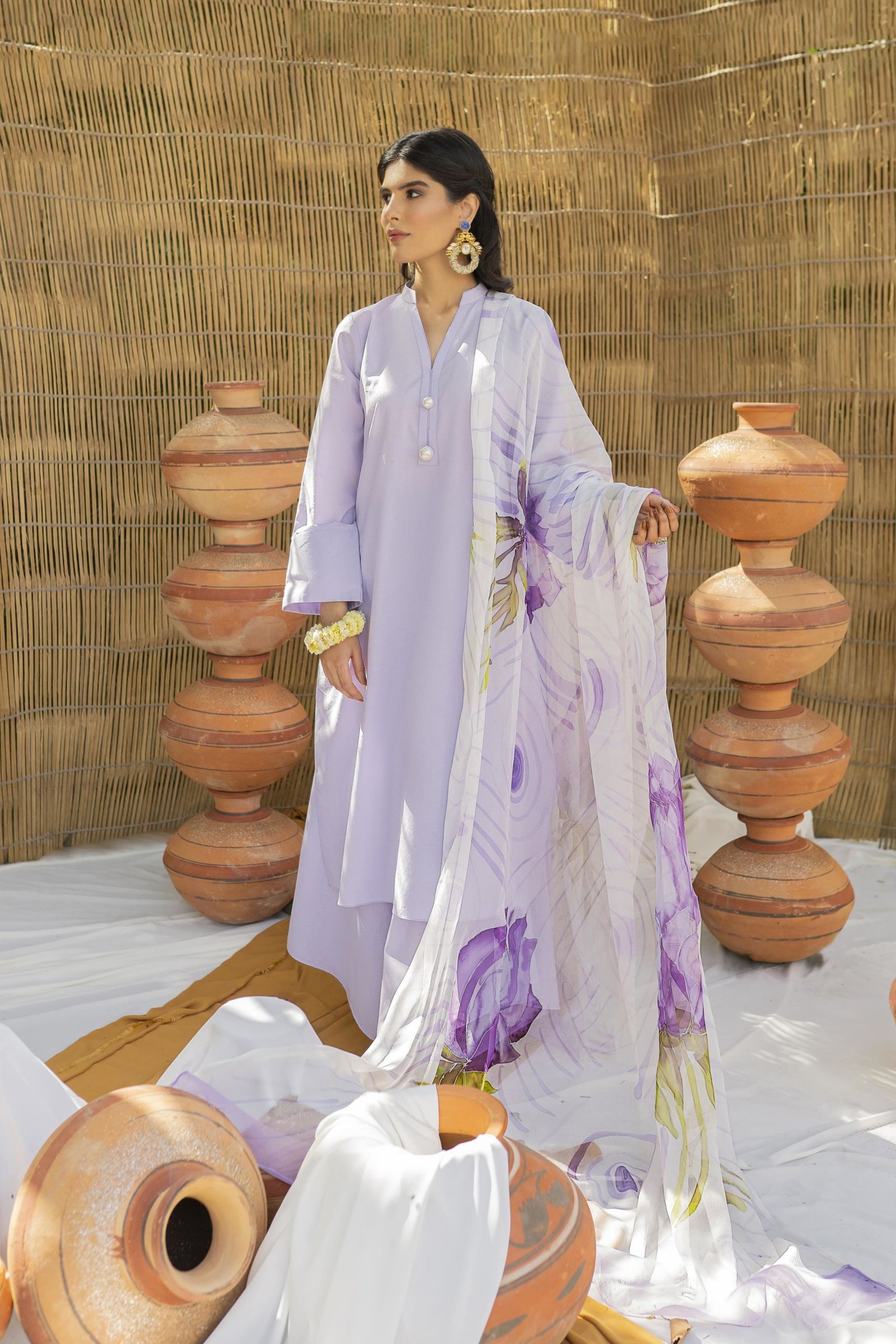 Nazhat- Dupatta - Reese Pk